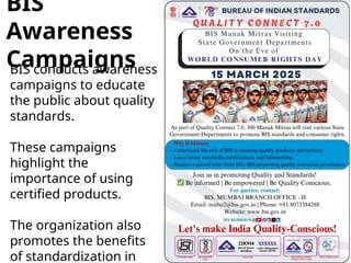 Bureau Of Indian Standard (BIS) and its challenges | PPTX