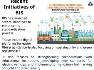 Bureau Of Indian Standard (BIS) and its challenges | PPTX
