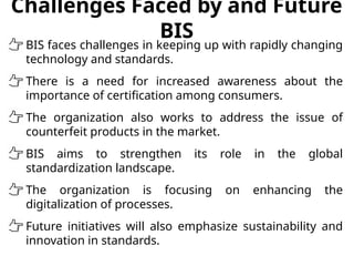 Bureau Of Indian Standard (BIS) and its challenges | PPTX
