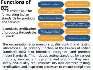 Bureau Of Indian Standard (BIS) and its challenges | PPTX