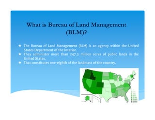 Bureau of land management | PDF | Environmental Services Industry ...