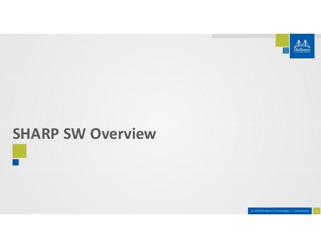 SHARP: In-Network Scalable Hierarchical Aggregation and Reduction Pro… SHARP: In-Network Scalable Hierarchical Aggregation and Reduction Pro…