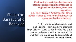 Bureucracy government and politics in public administration | PPT