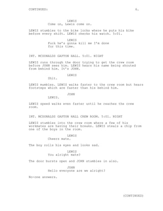 Burger boy screenplay | PDF