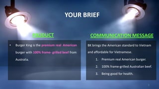 Burger King Digital Campaign Proposal | PPTX