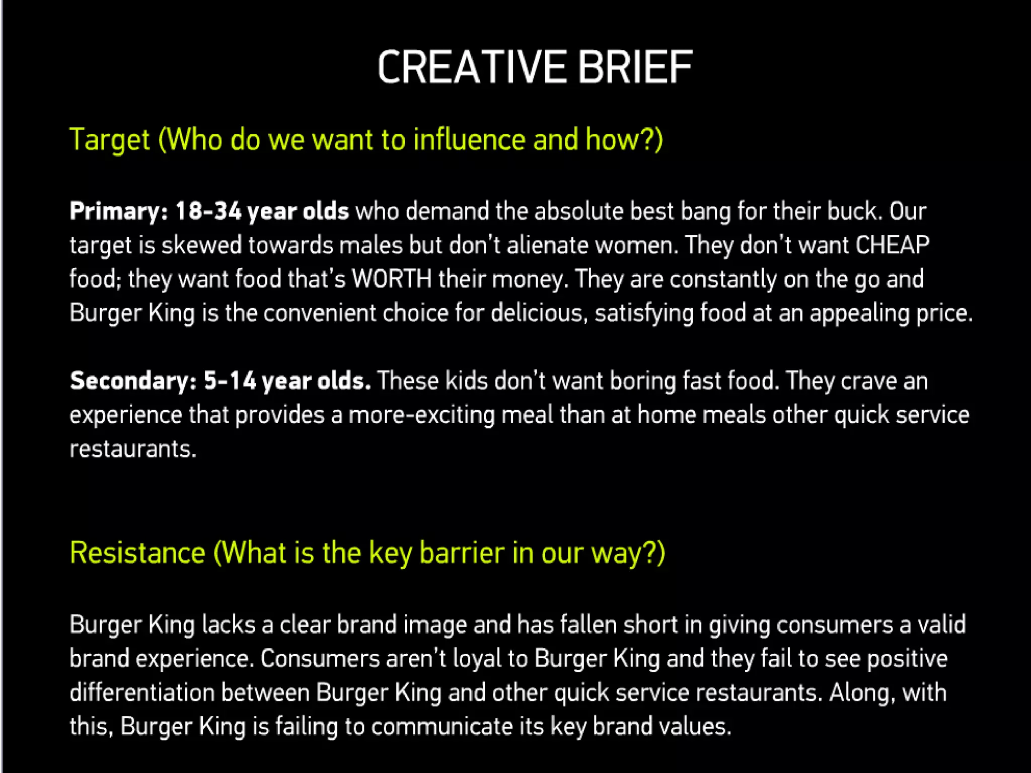 Burger King Case Study | PPT