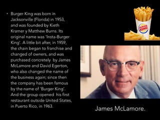 Burger king project | PDF