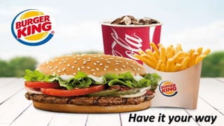 Burger king project Presentation | PPTX