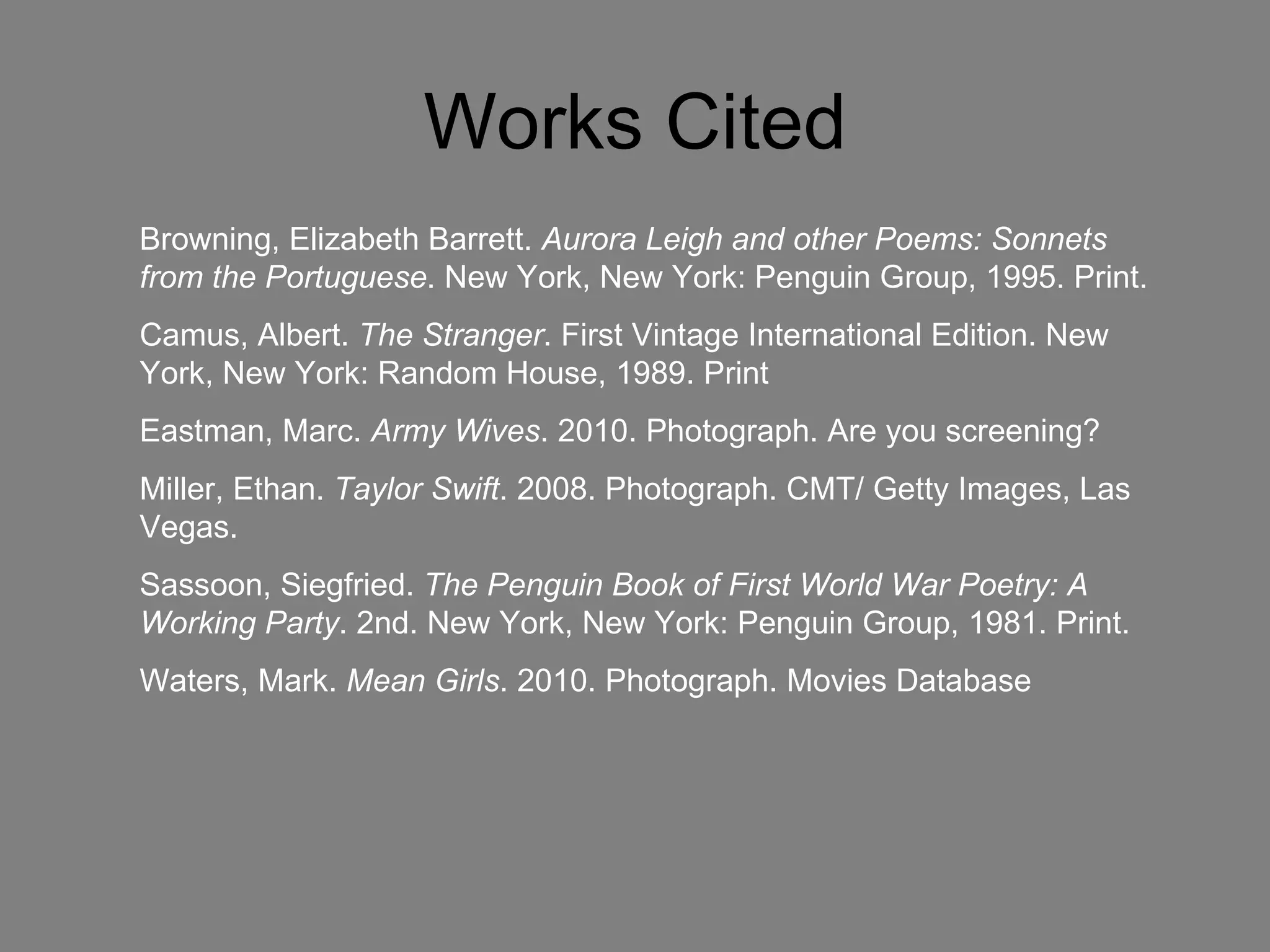 Burgess slaughterhouse media | PPT