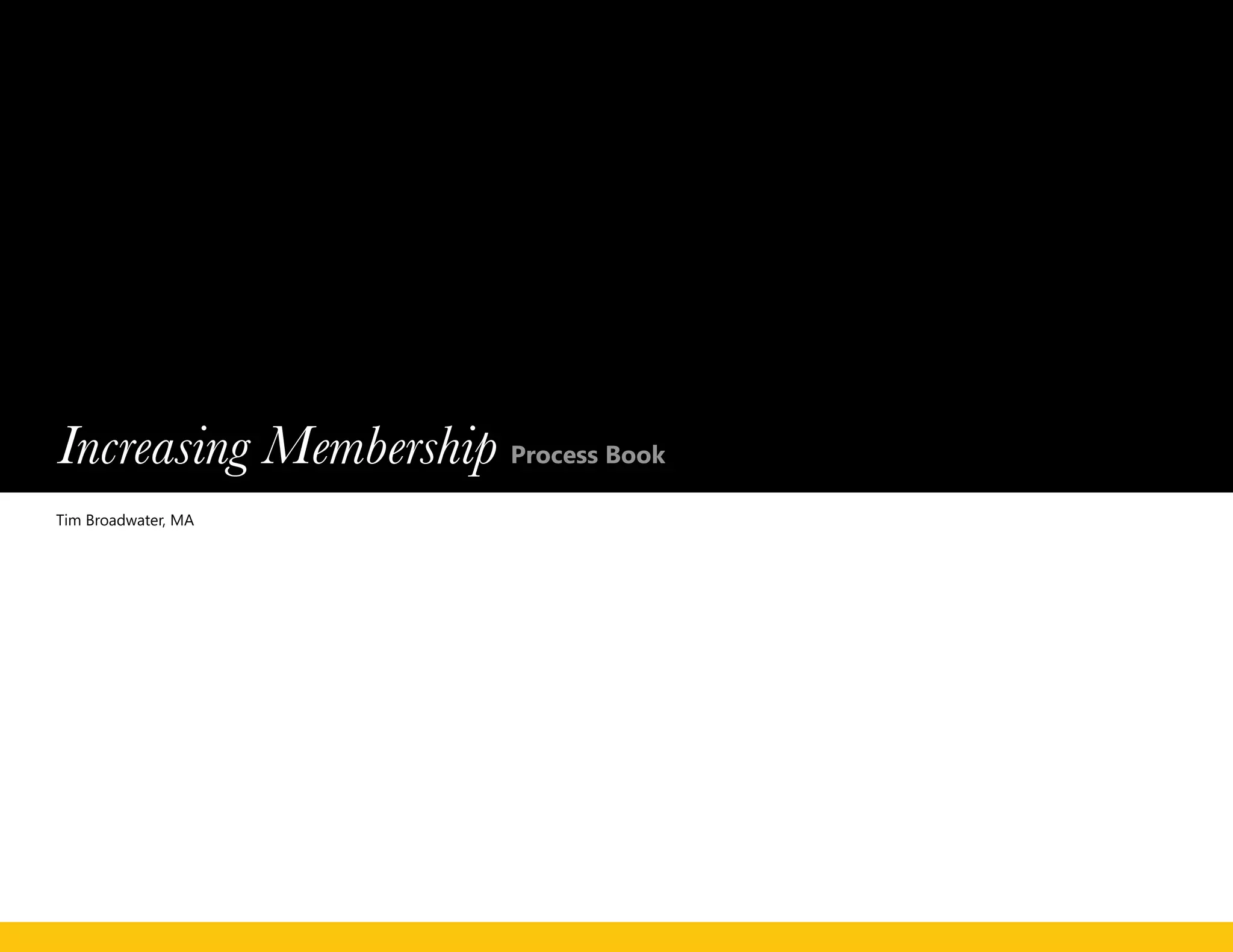 Increasing Membership | PDF