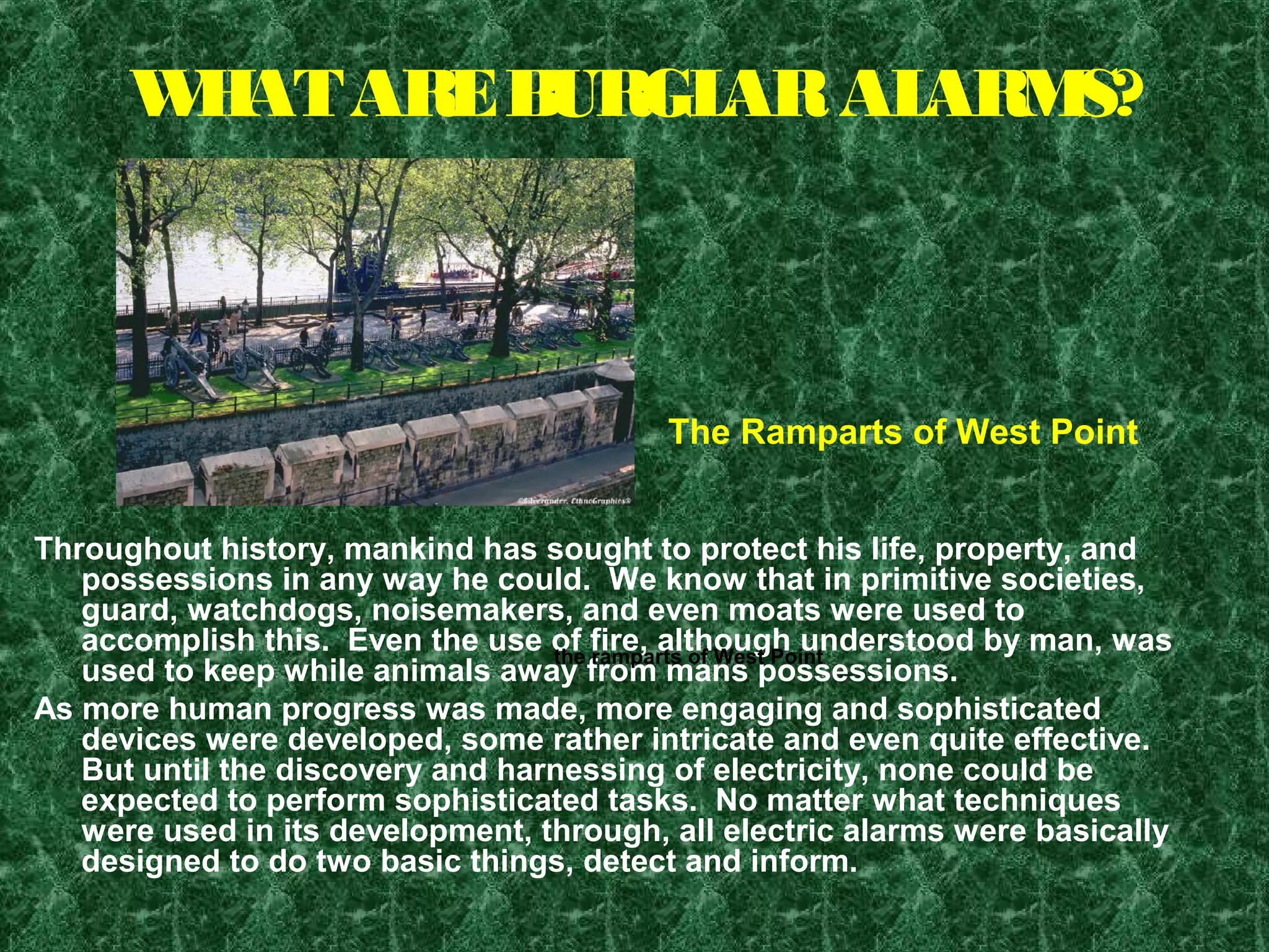 Burglar alarm basics-1 | PPT