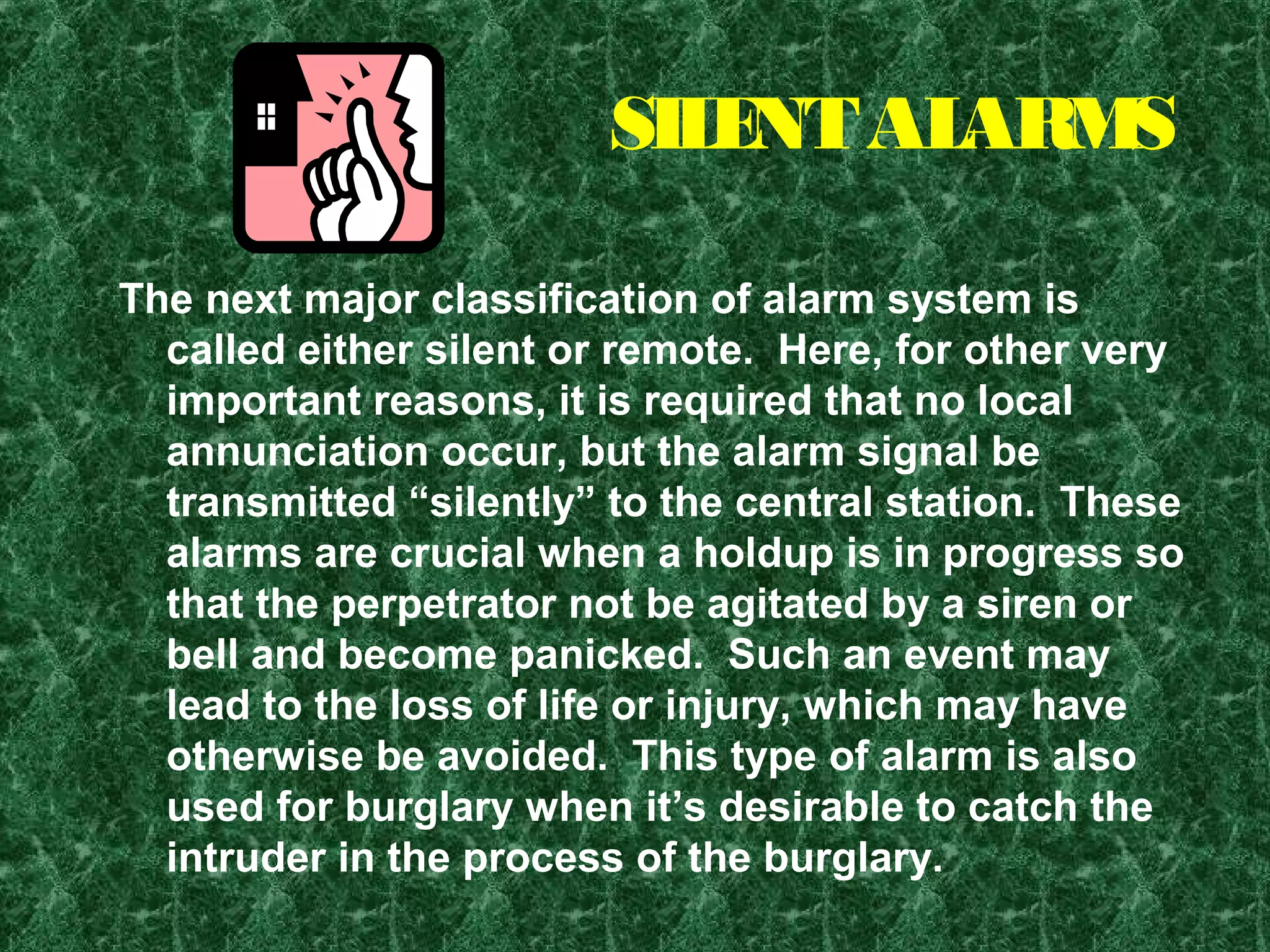 Burglar alarm basics-1 | PPT