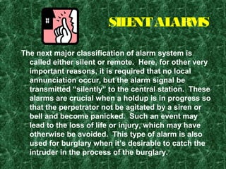 Burglar alarm basics-1 | PPT
