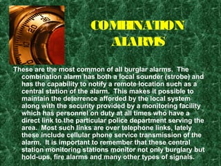 Burglar alarm basics-1 | PPT