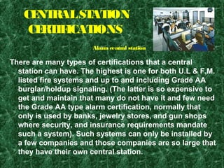 Burglar alarm basics-8 | PPT