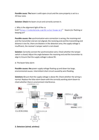 Burglar alarm system troubleshooting | PDF