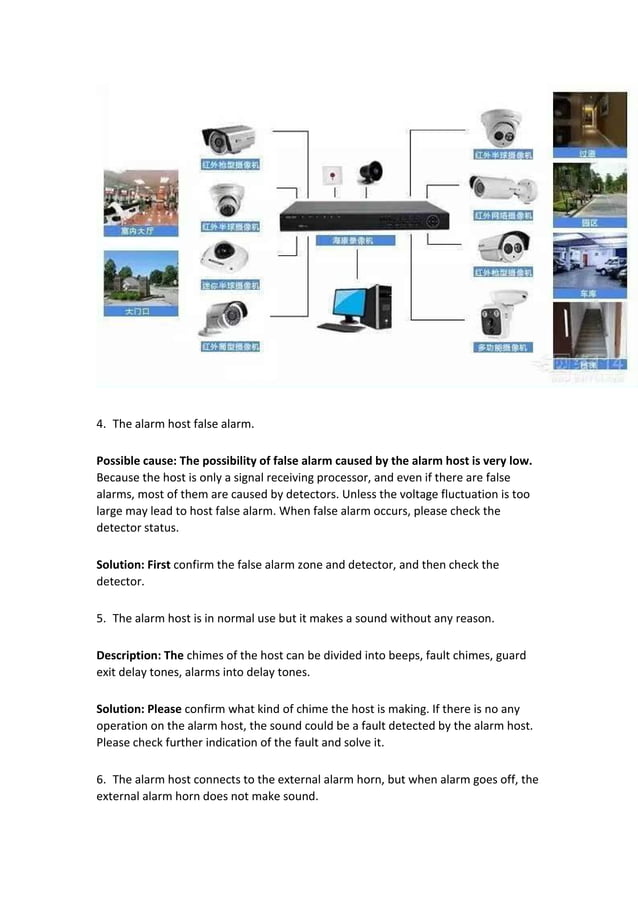 Burglar alarm system troubleshooting | PDF