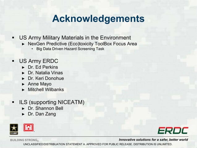 Safe Environmental Exposure Levels for RDX and TNT Using Toxicogenomic ...