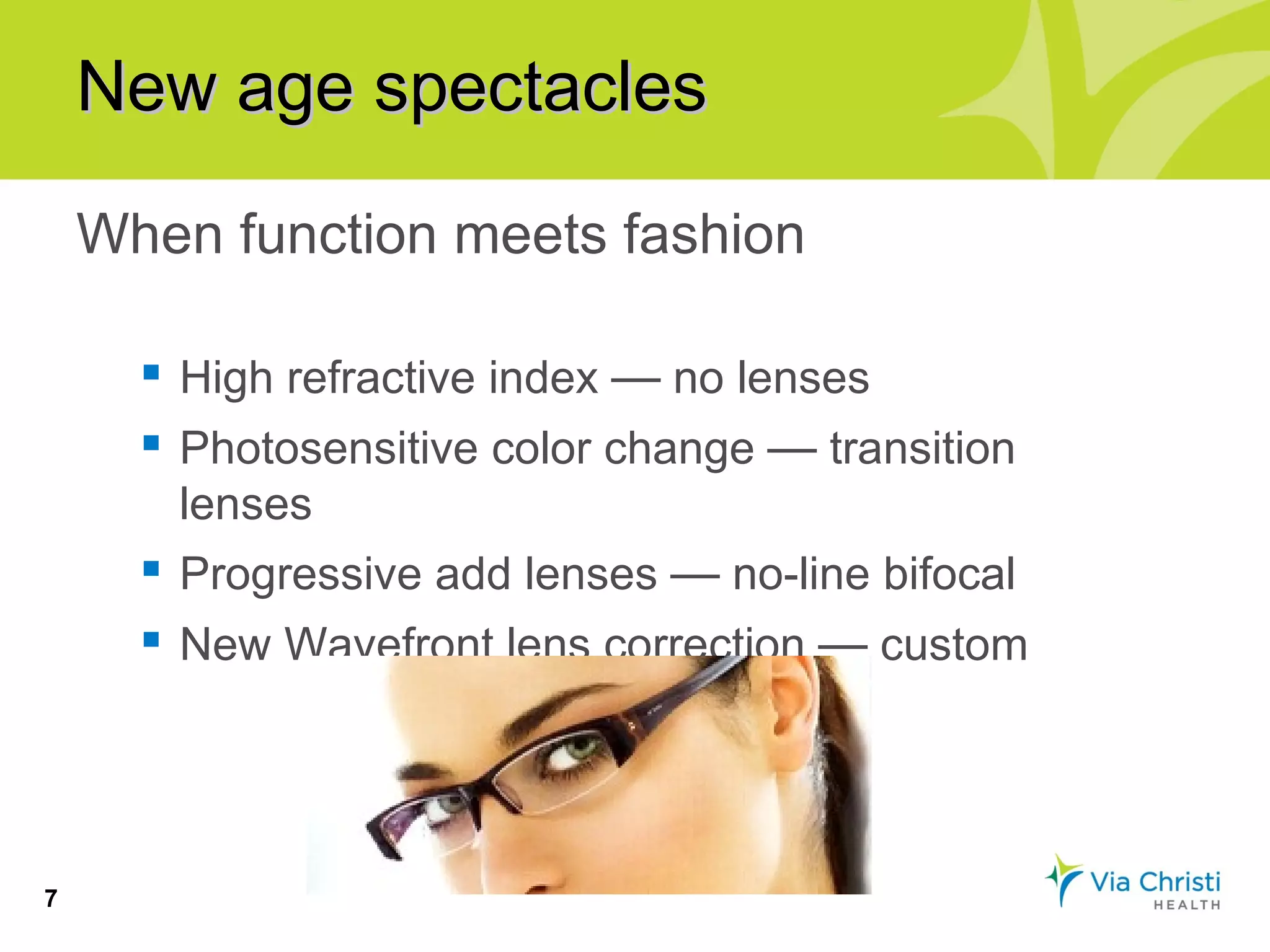 New technology and therapy in ophthalmology: See well at every age | PPT