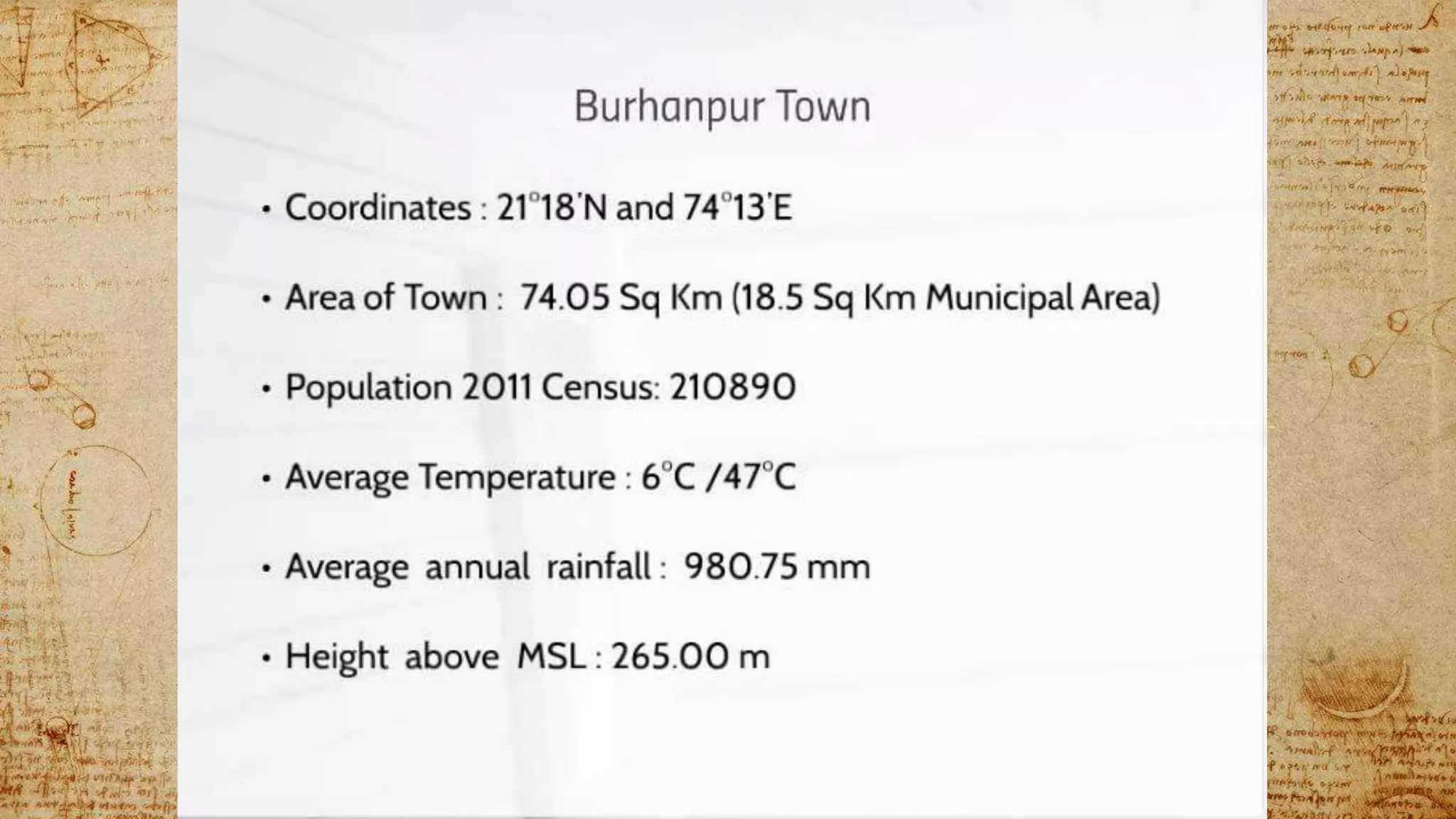 Burhanpur architecture and city evolution | PPTX
