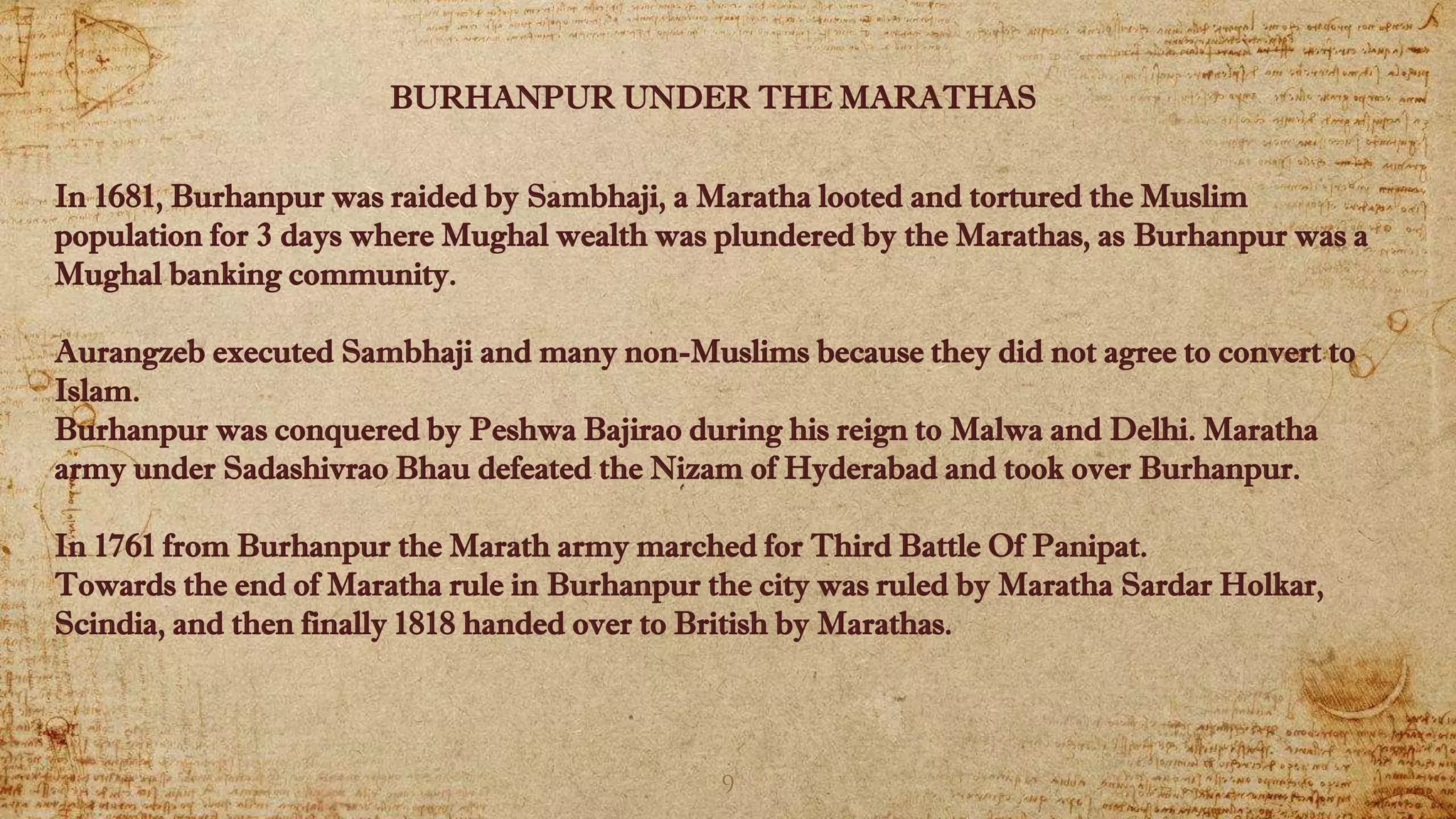 Burhanpur architecture and city evolution | PPTX
