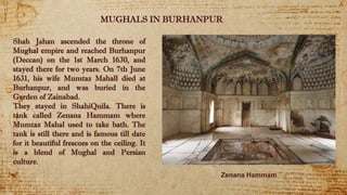 Burhanpur architecture and city evolution | PPTX