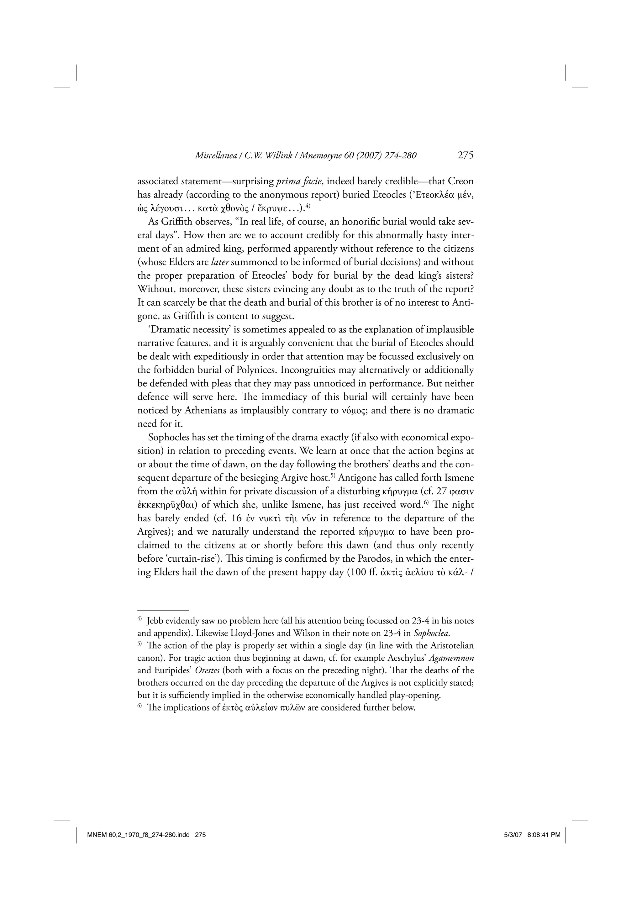 The Burial of Eteocles | PDF