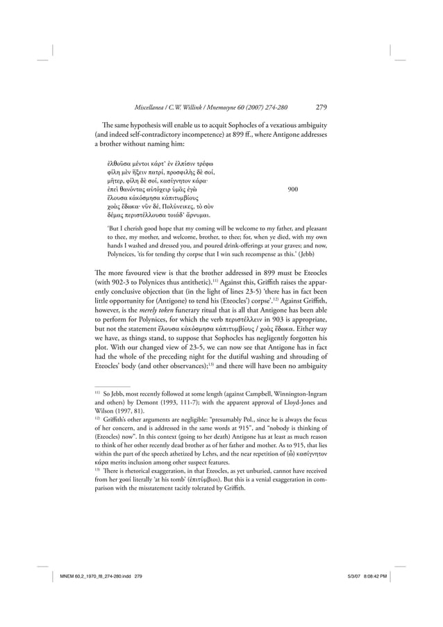 The Burial of Eteocles | PDF