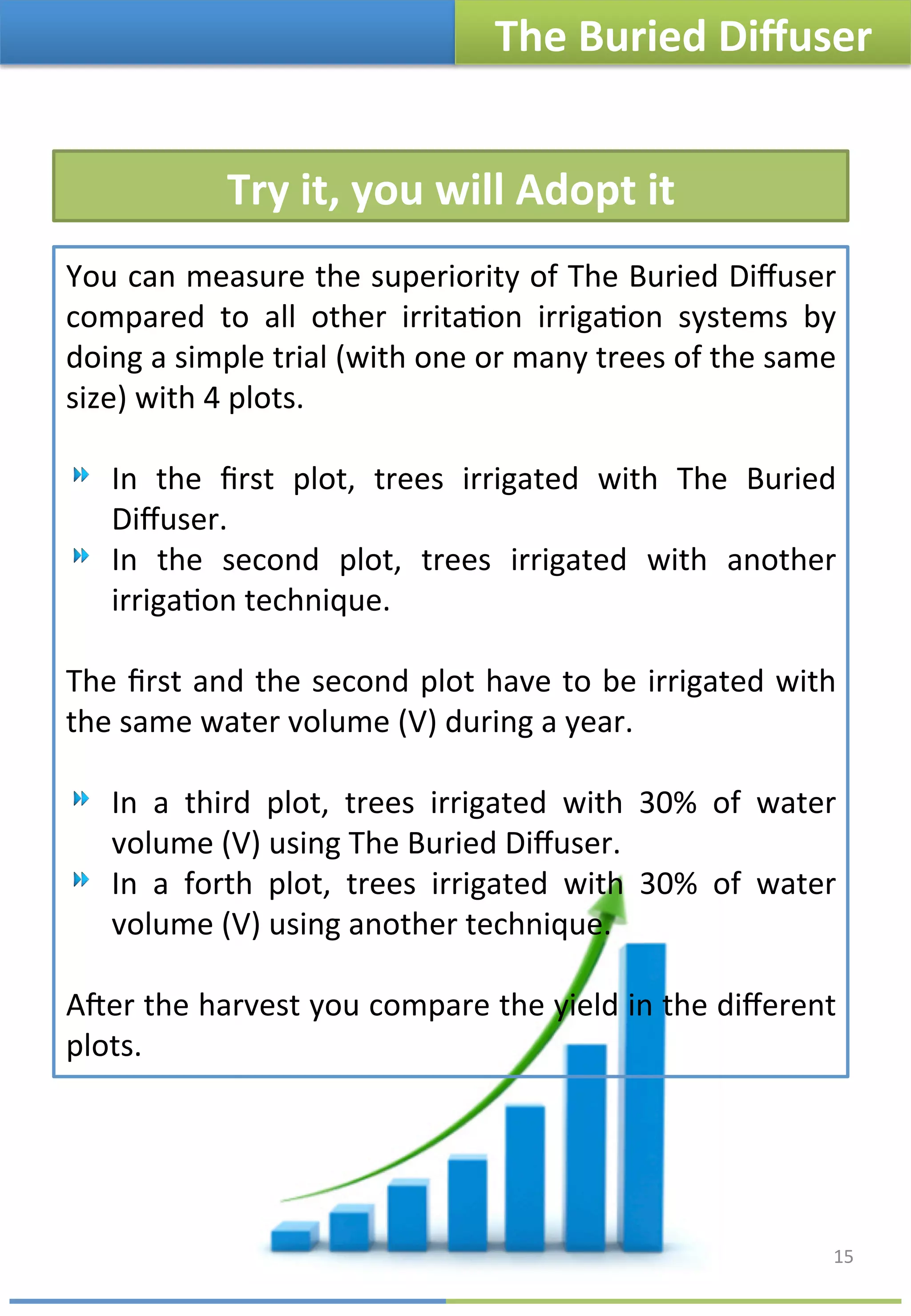 Buried diffusers-advantages-compared-with-the-drip-irrigation | PDF