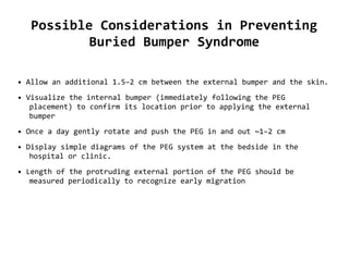 Buried bumper syndrome | PPT