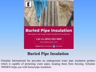Buried Pipe Insulation | PPT