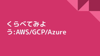 クラウドサービス、AWS/Azure/GCP それぞれの Text to Speechを比べてみた | PPT