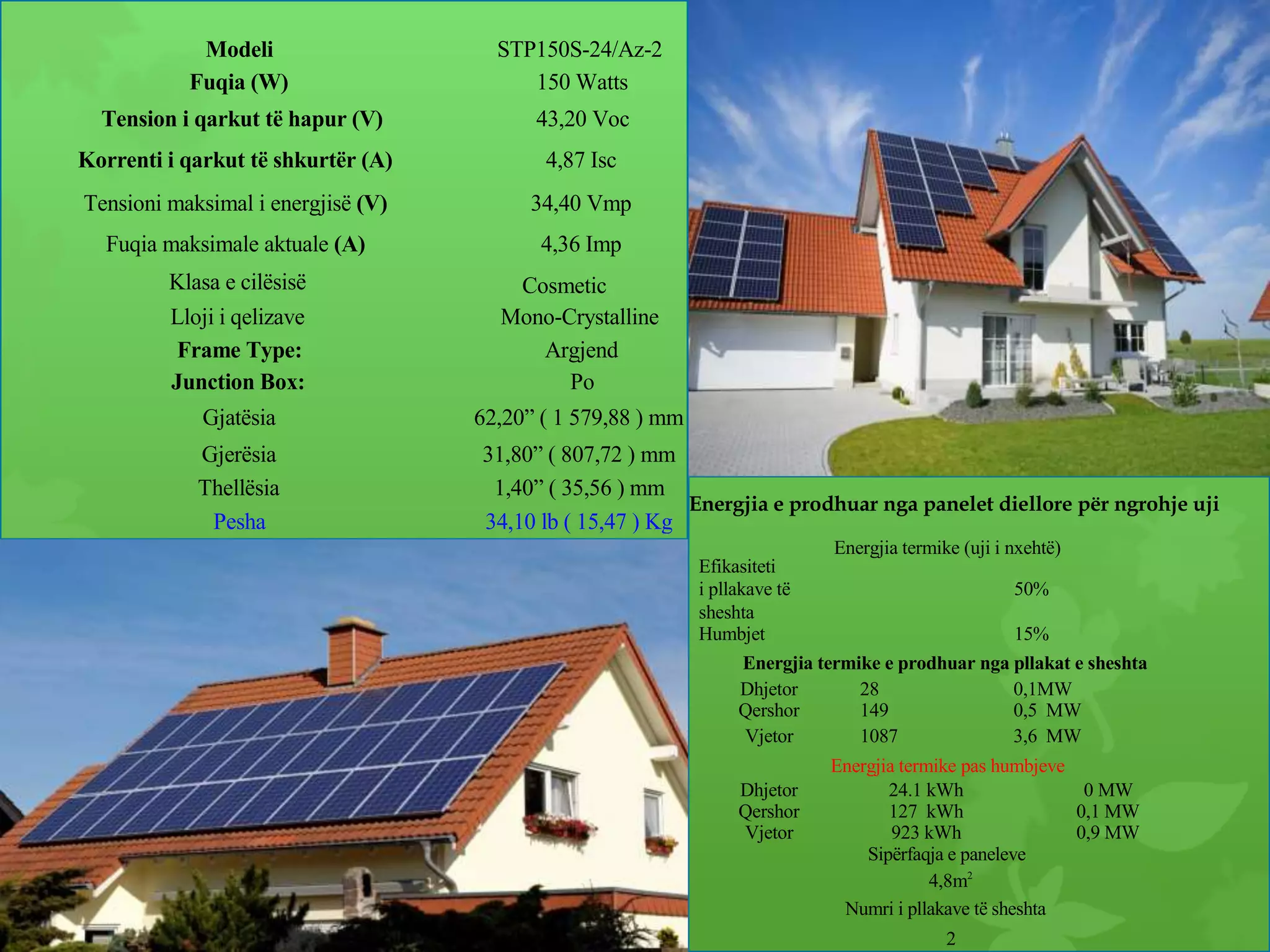 Burimet e Rinovueshme te Energjise/ Energjia e Diellit. ELSI MIRASHI ...