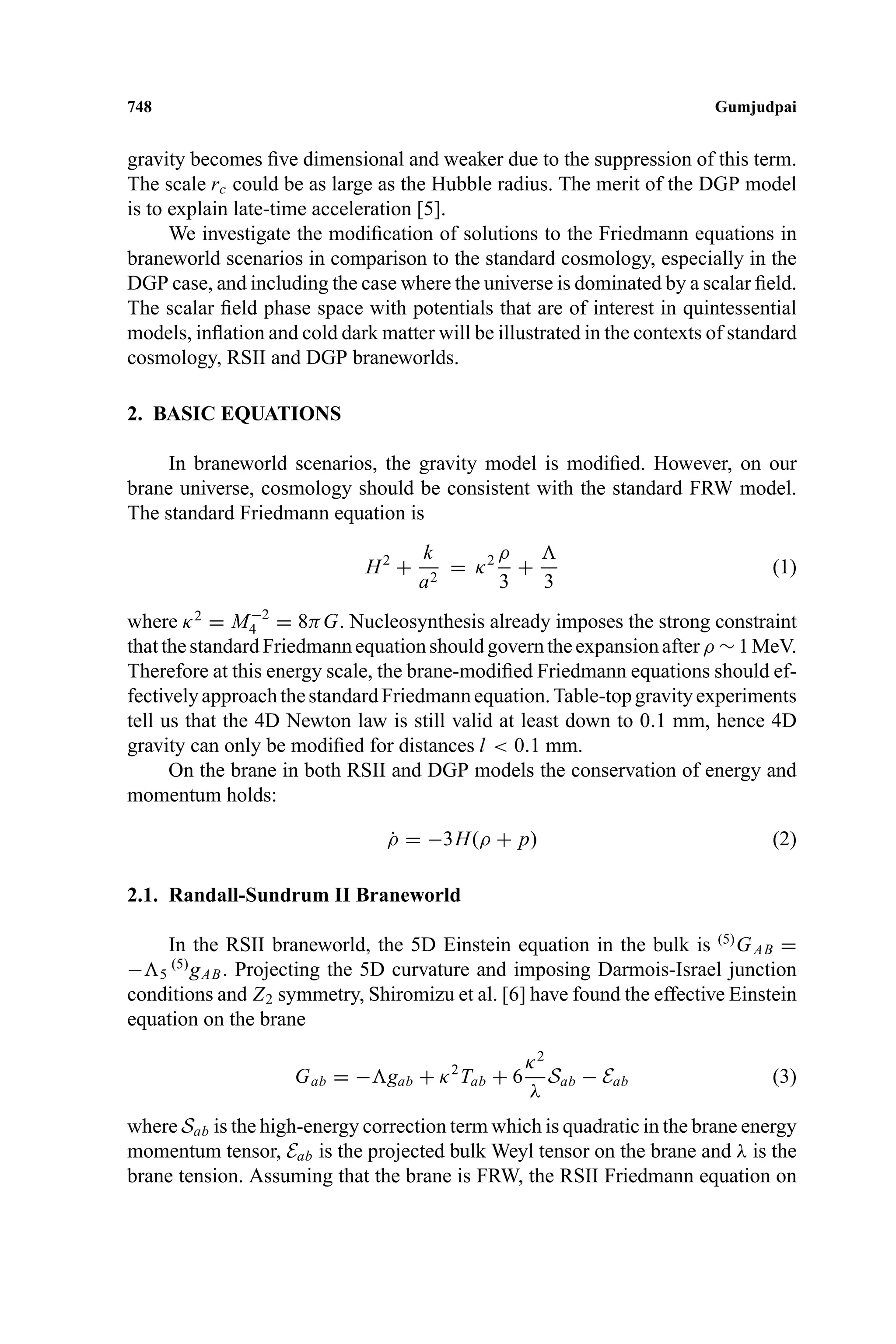 Burin braneworld cosmological effect with induced gravity | PDF