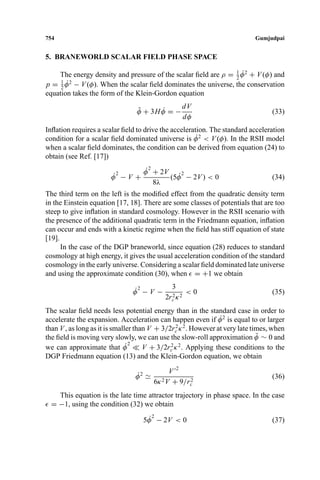 Burin braneworld cosmological effect with induced gravity | PDF