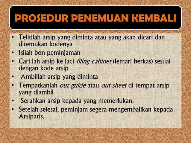 Filing Sistem Abjad "Administrasi Perkantoran" | PPSX