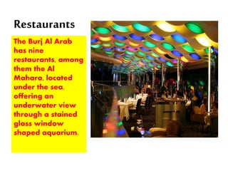Burj al arab technology homework | PPTX