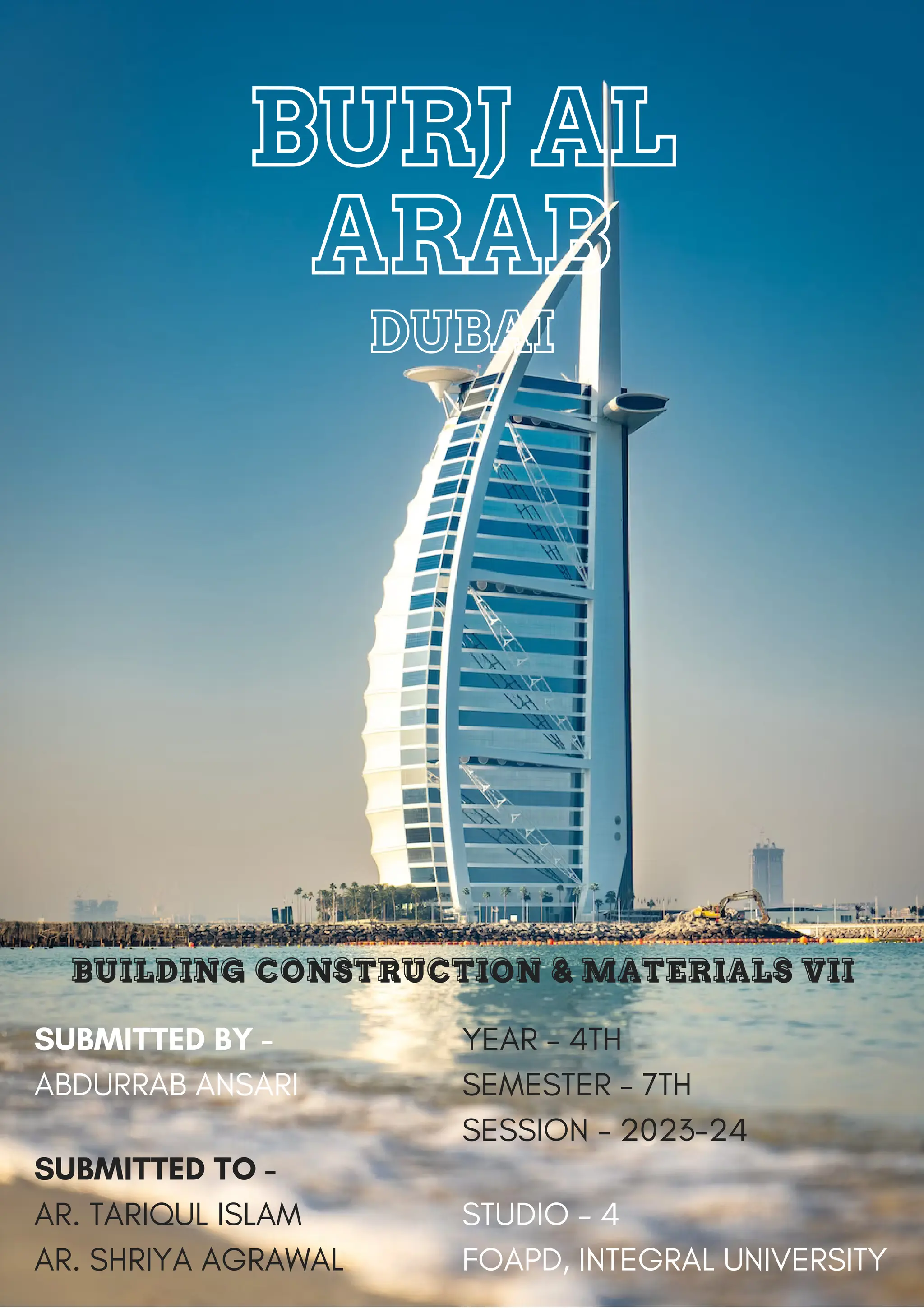 BURJ AL ARAB Presentation on Structural System | PDF