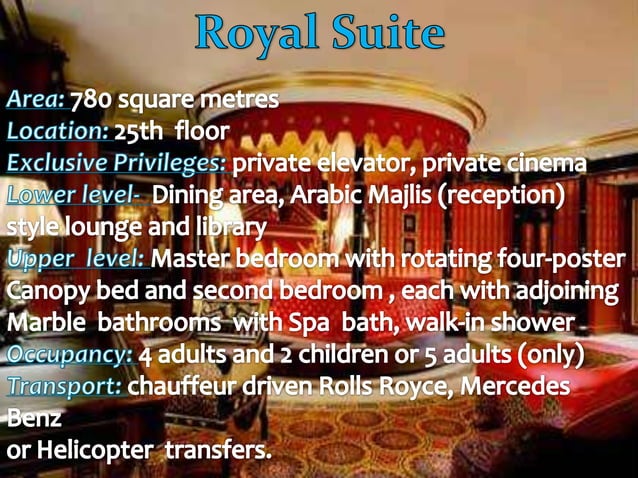 Burj al arab presentation | PPTX