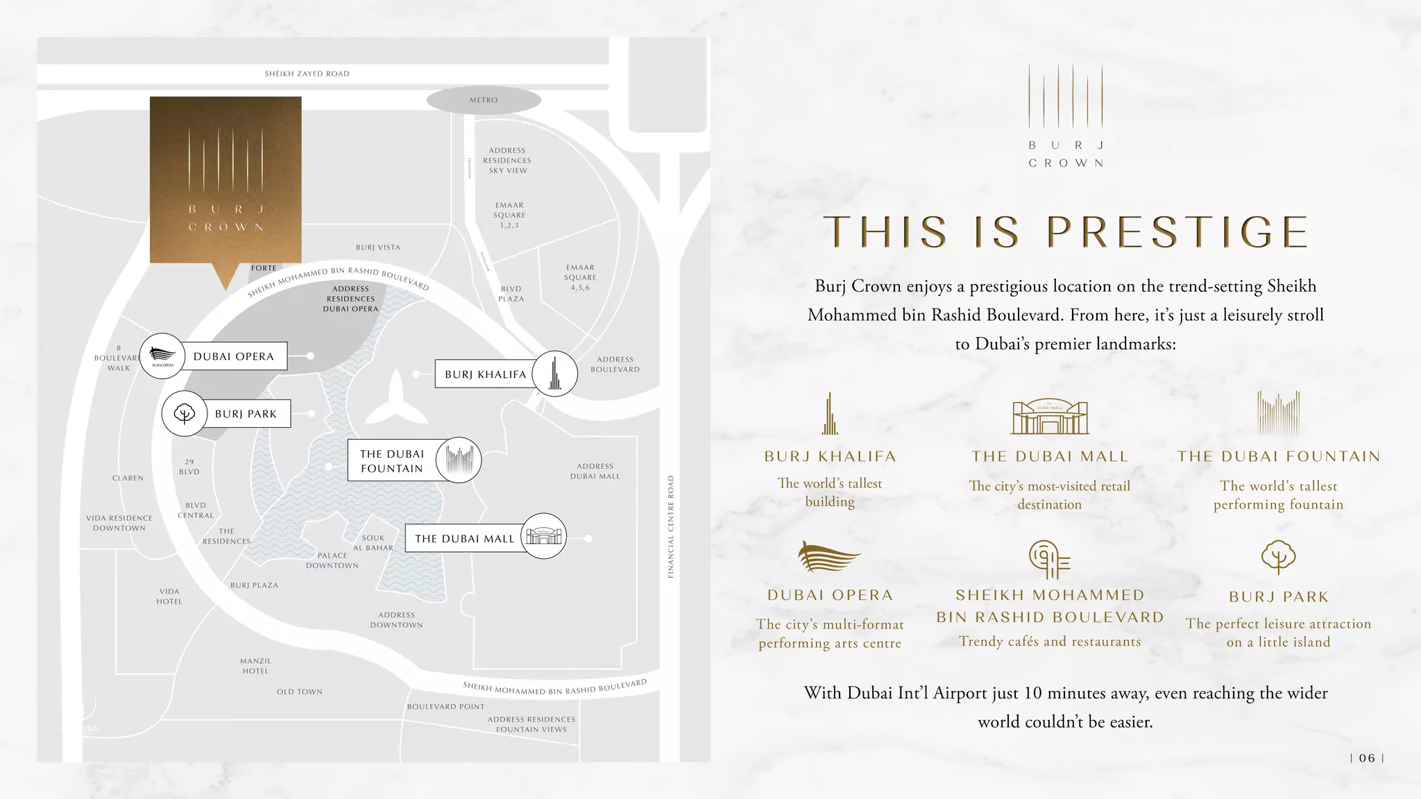 Burj Crown by Emaar brochure - investindxb | PDF