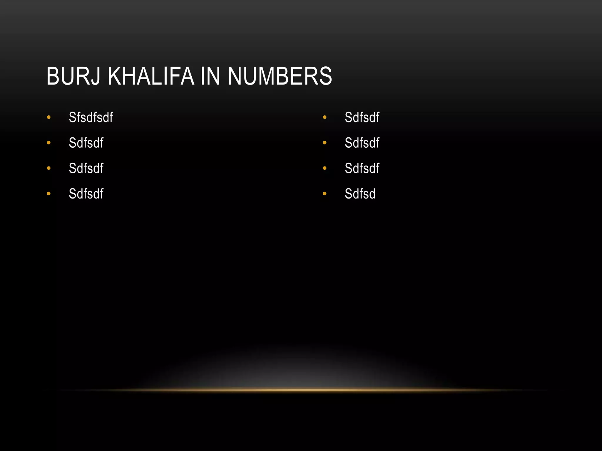 Burj khalifa | PPTX