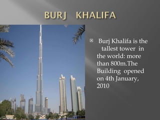 Burj khalifa by denis | PPT