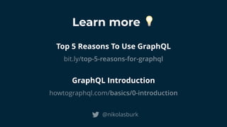 GraphQL and its schema as a universal layer for database access | PPT