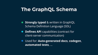 GraphQL and its schema as a universal layer for database access | PPT