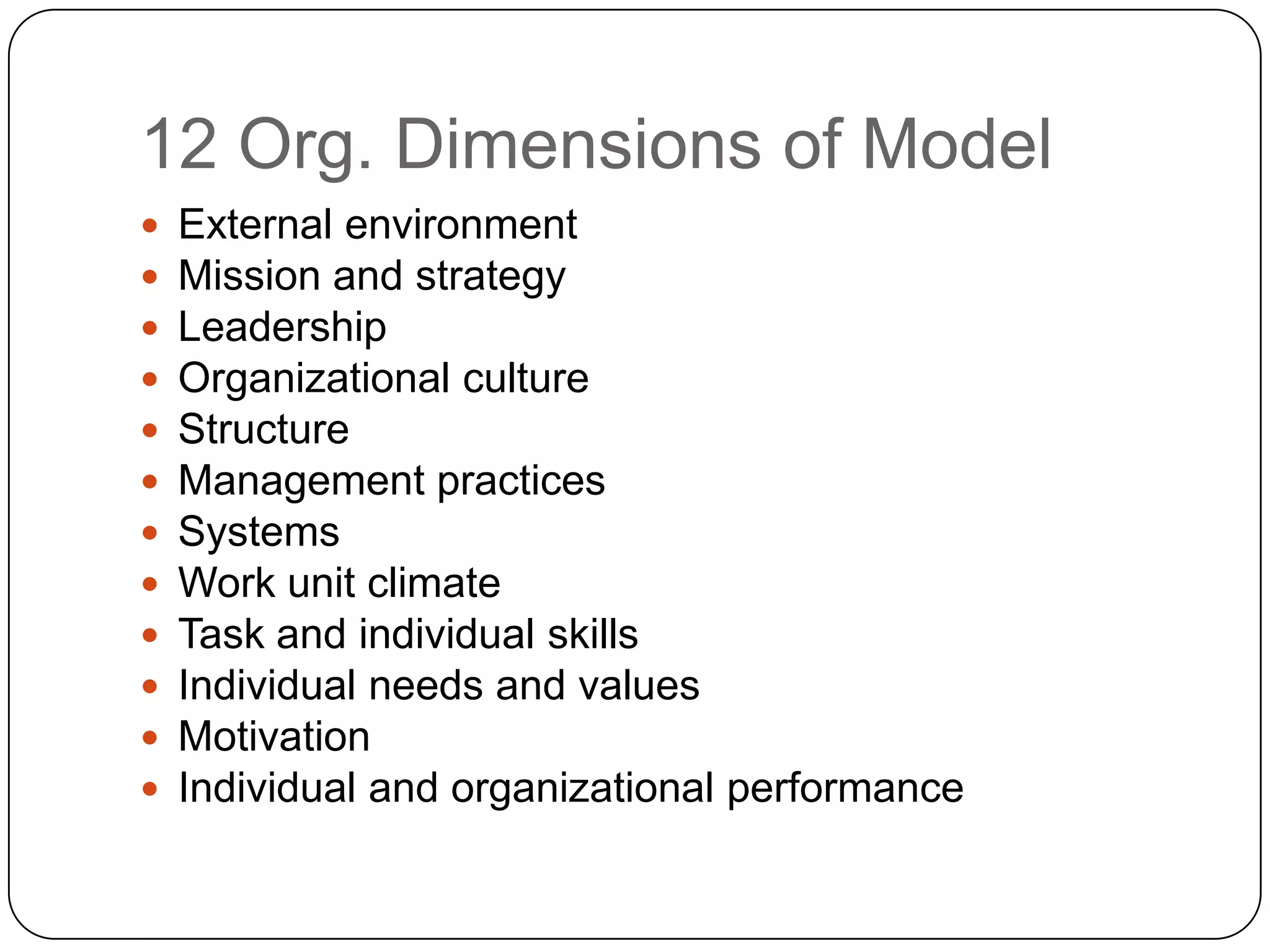Burke & litwin model | PPT