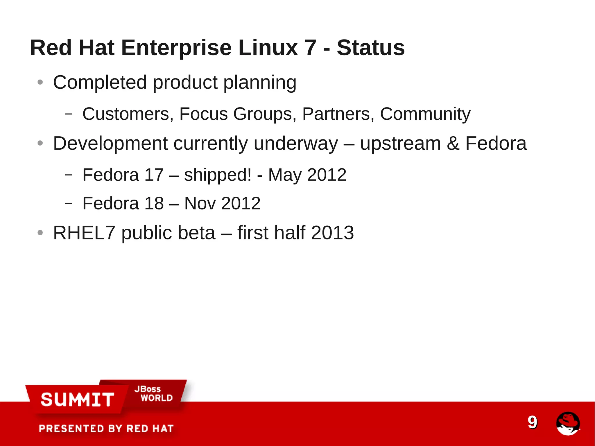 RHEL roadmap | PDF