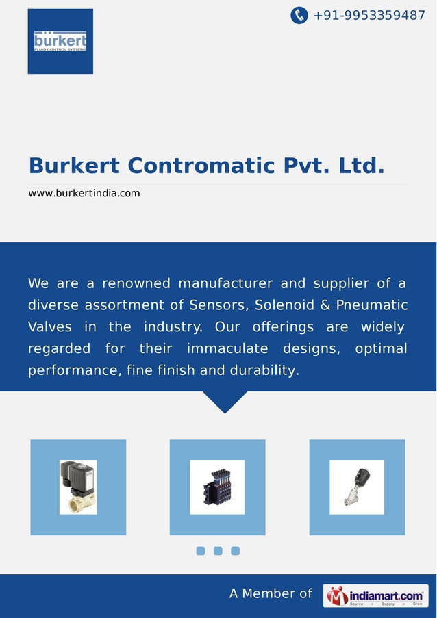Burkert contromatic-pvt-ltd | PDF