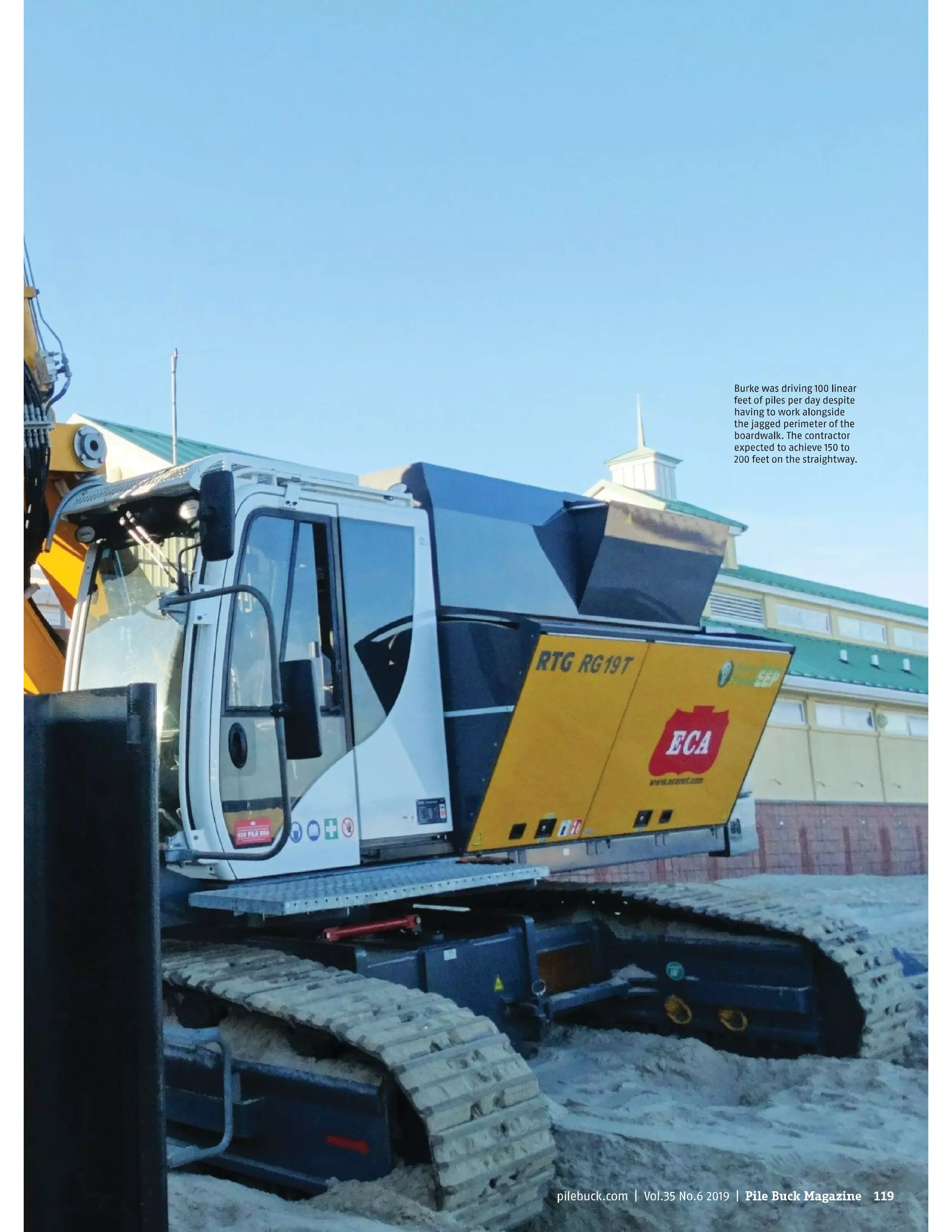 Pile Buck Magazine Cover Story Burke seawall story pile buck vol. 35 no ...