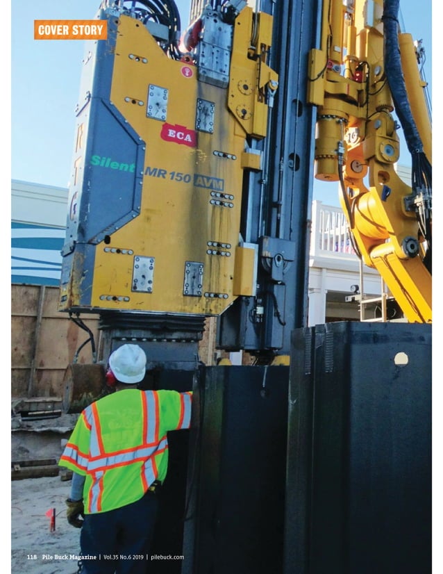 Pile Buck Magazine Cover Story Burke seawall story pile buck vol. 35 no ...