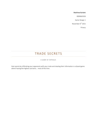 TRADE SECRETS | PDF